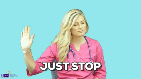 Just Stahp Gif